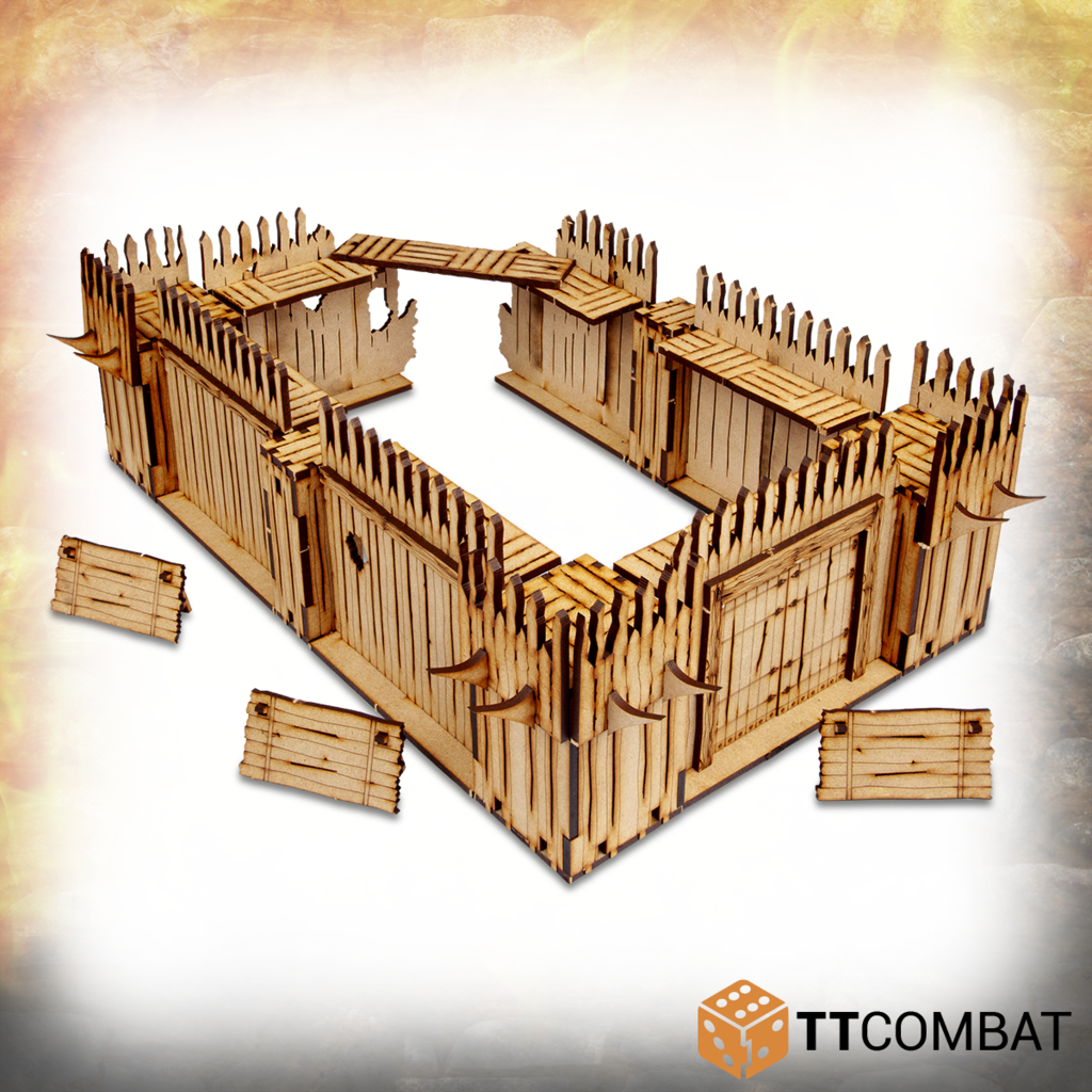 TTCombat Terrain - Savage Domain: Palisade Walls – Pandemonium Games