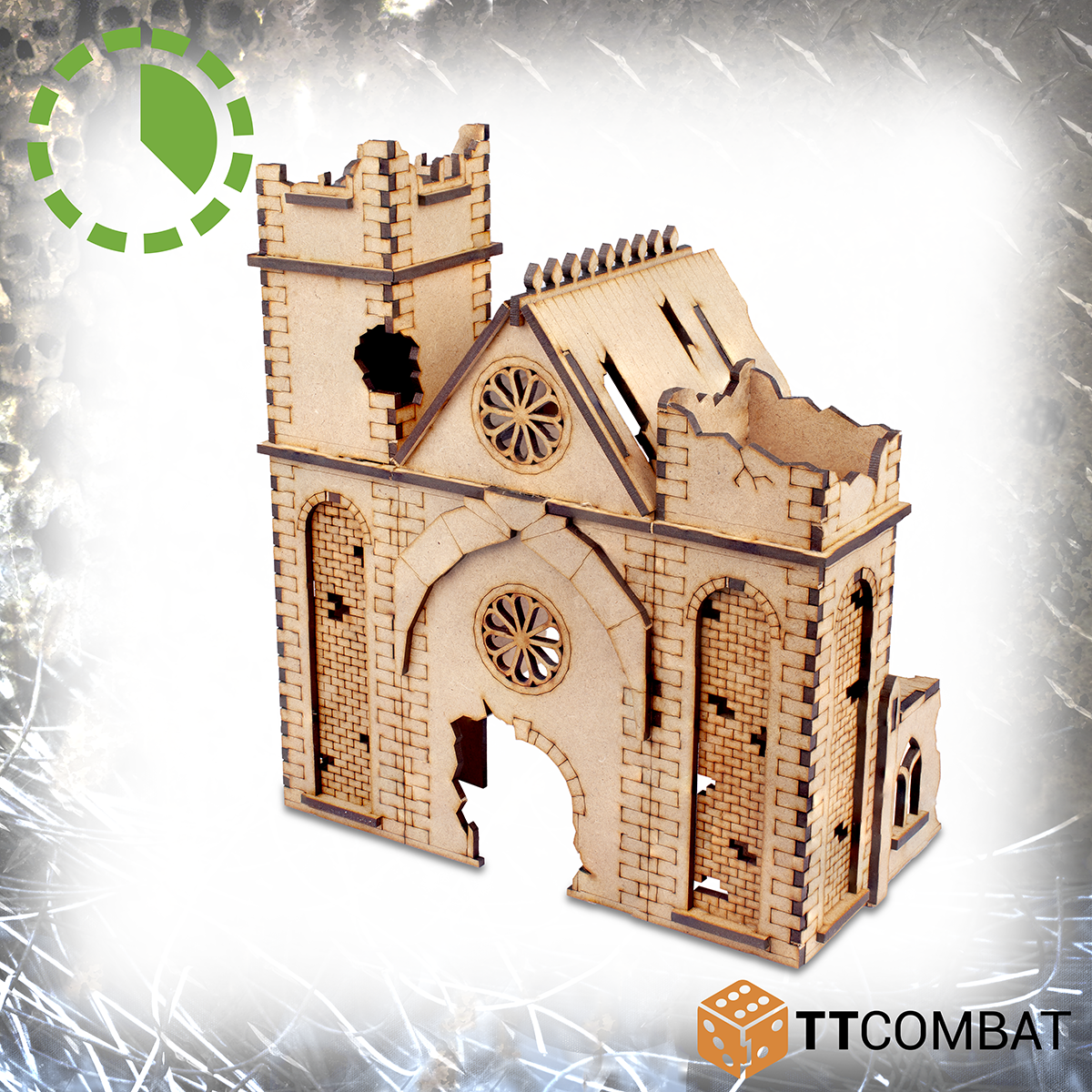 TTCombat Terrain - Ruined Convent Abbey – Pandemonium Games
