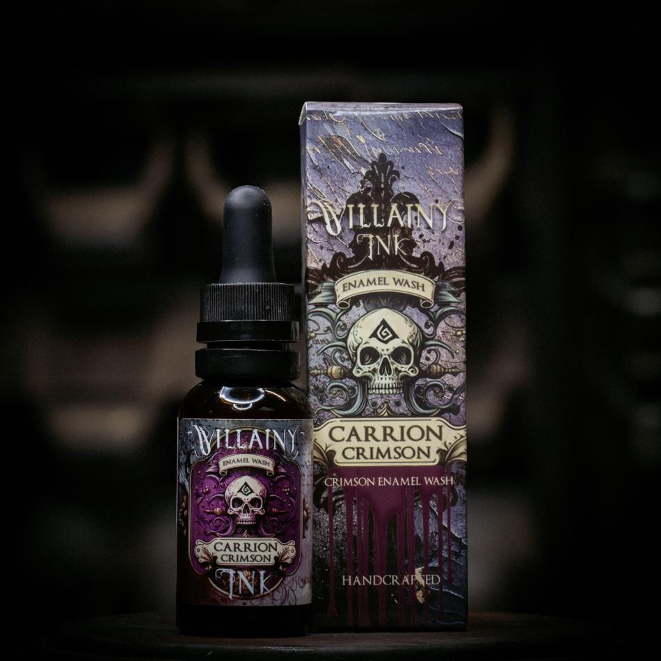 Villainy Ink Enamel - Carrion Crimson (30ml) – Pandemonium Games