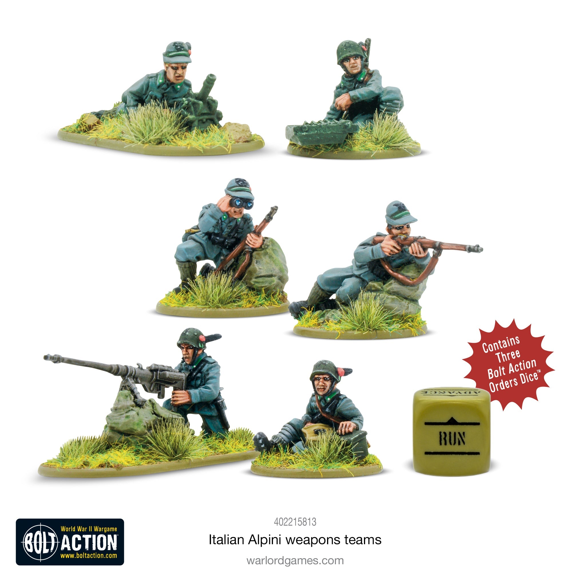 Bolt Action: Italian Alpini Weapons Teams – Pandemonium Games