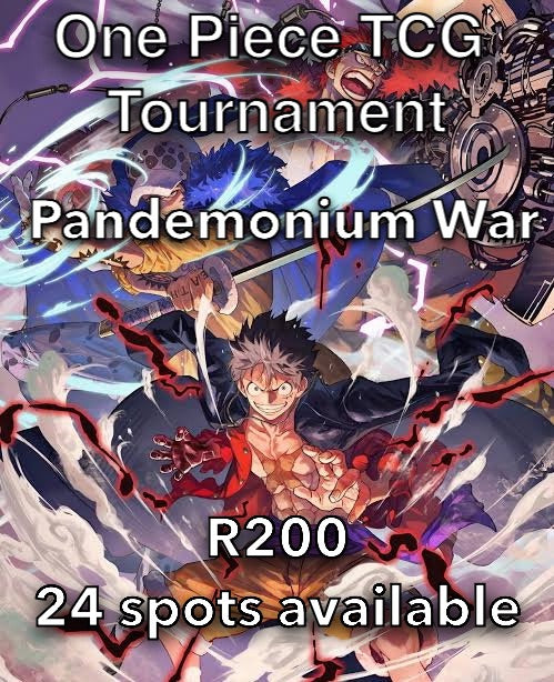 Pandemonium War - One Piece Tournament 15th March – Pandemonium Games
