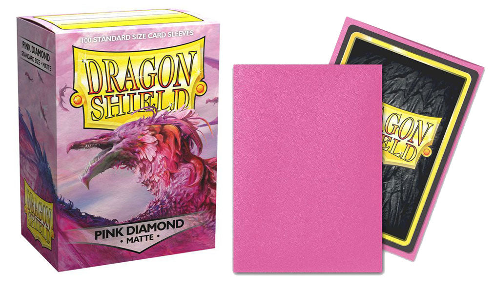 Dragon Shield Card Sleeves: Matte Pink Diamond (100) – Pandemonium Games