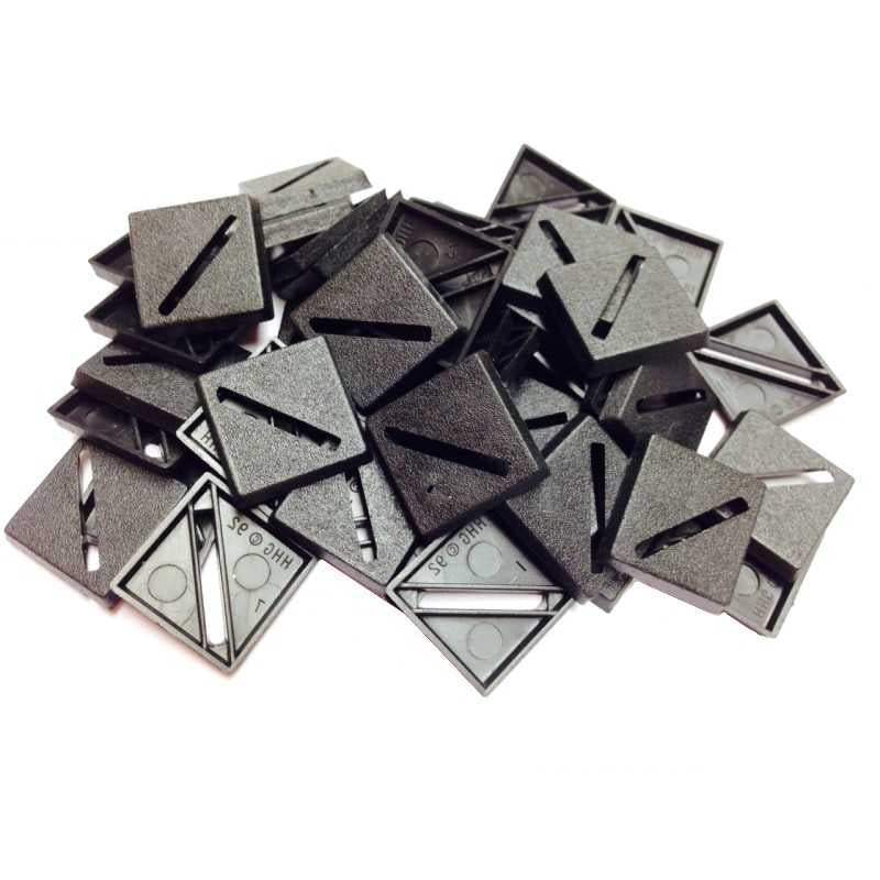 TT Combat 25mm Square Bases 40 Pack – Pandemonium Games