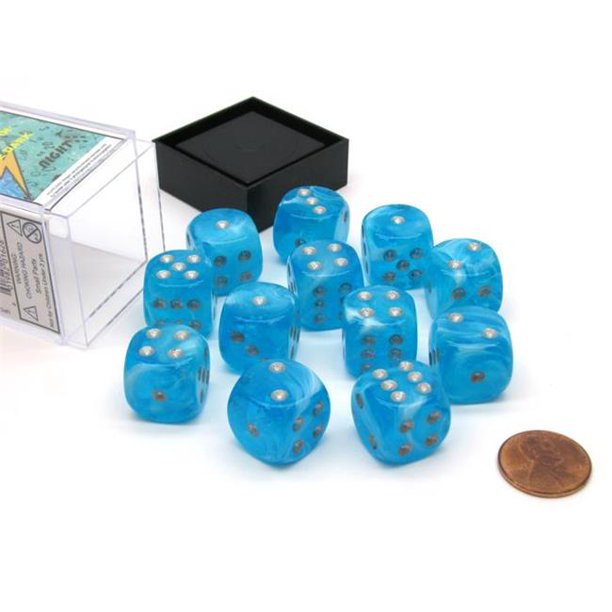 Chessex d6 Cube - Luminary Sky/Silver – Pandemonium Games