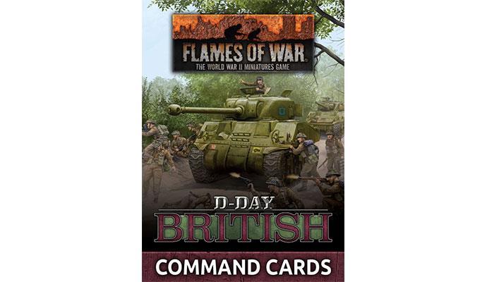 FoW: D-Day: British Command Cards (x47 cards) – Pandemonium Games