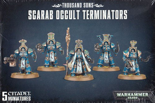 Warhammer 40K: Thousand Sons Scarab Occult Terminators – Pandemonium Games